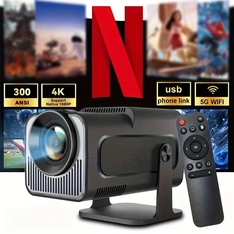 Саланж HY320Mini Android проектор 1080P, UK Plug