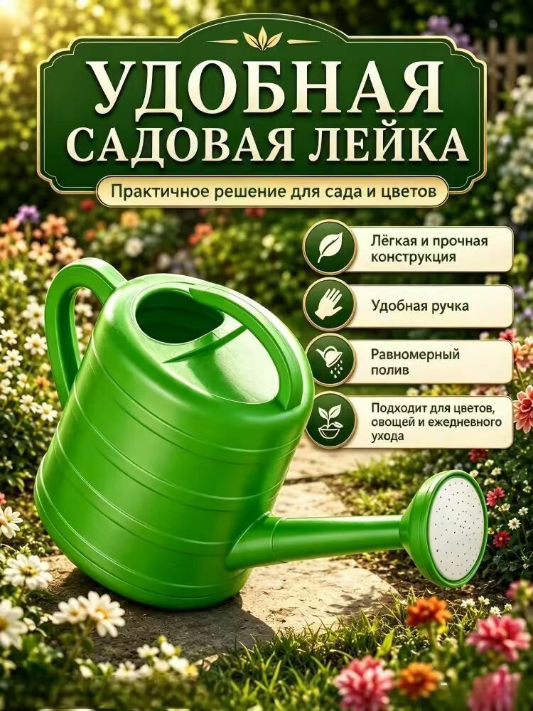 Лейка, 7 л 1 шт