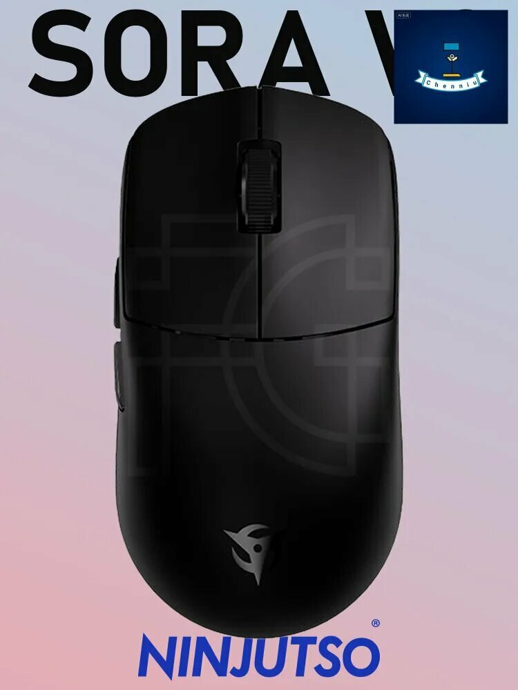 Игровая мышь беспроводная Sora V2, черный