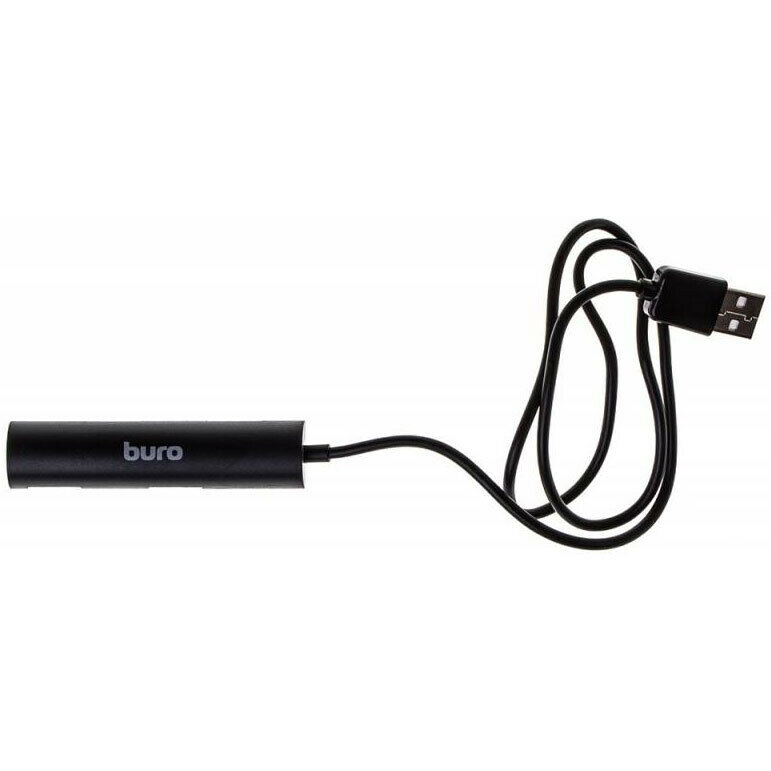 Buro BU-HUB4-0.5R-U2.0 4порт. черный