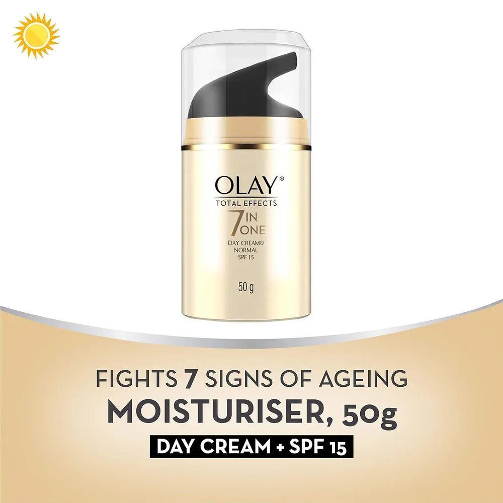 Olay Total Effects 7 в 1 дневной крем для нормальной кожи с SPF 15, 50 г, 1.7 унции