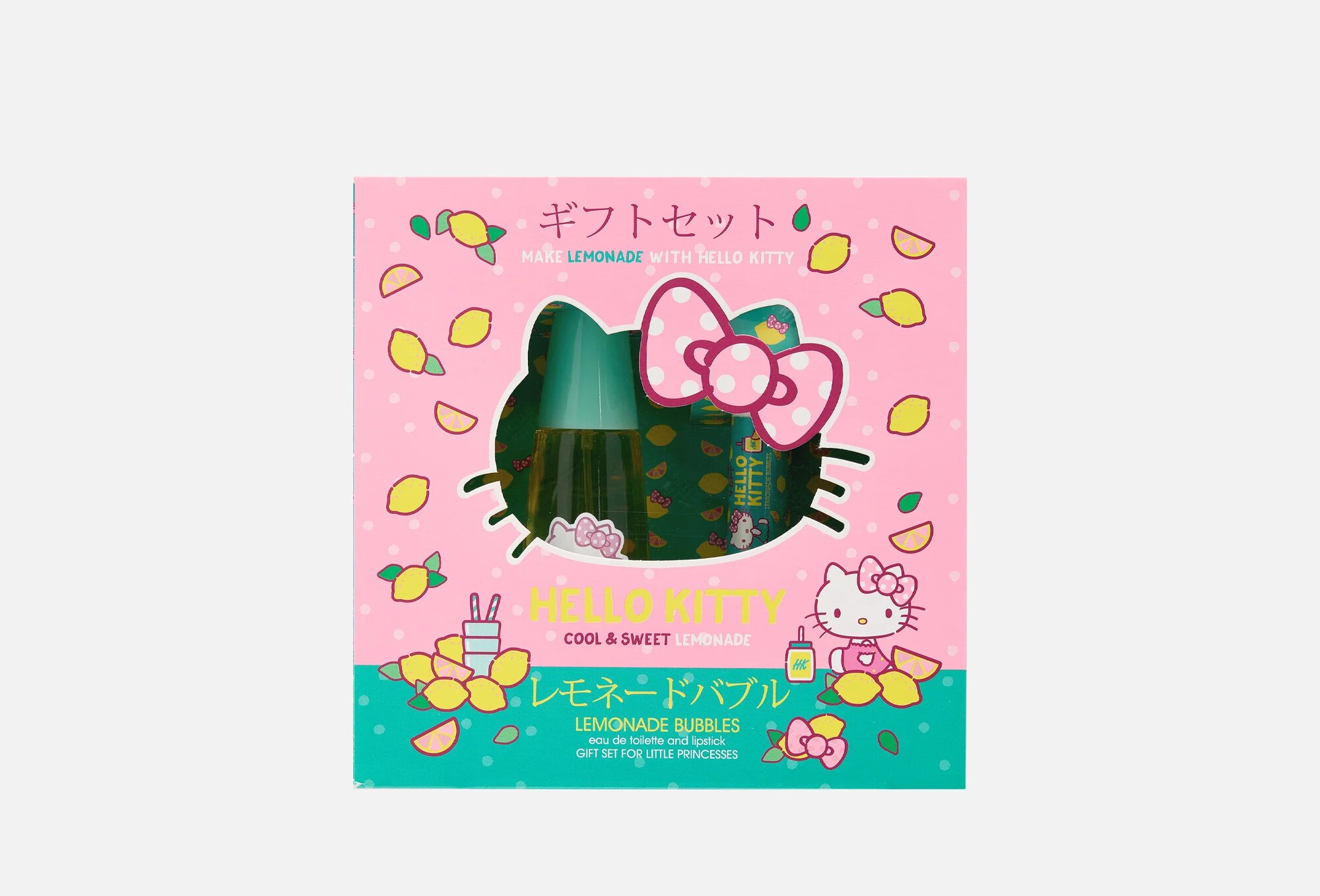 Hello Kitty Lemonade bubbles детский подарочный набор 2шт