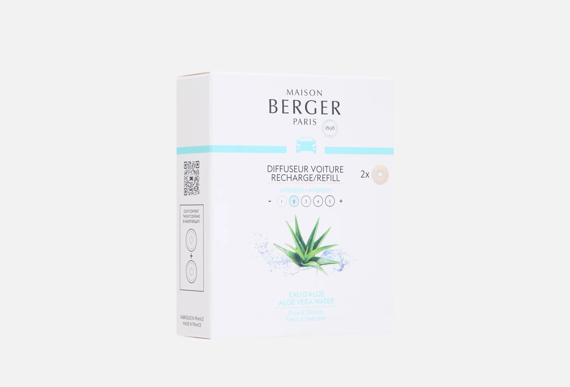 Maison Berger Paris aloe vera water Сменный блок для автодиффузора 2 шт
