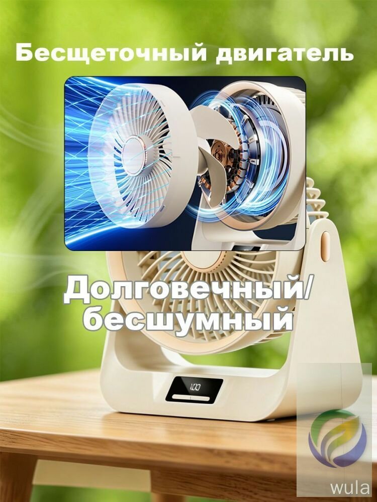 Настольный вентилятор DPWL-Настольный венти-oyct, фиолетовый