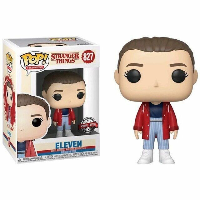 Коллекционная фигурка Элевен Одиннадцать в красной куртке Eleven из сериала Очень странные дела Stranger Things 827