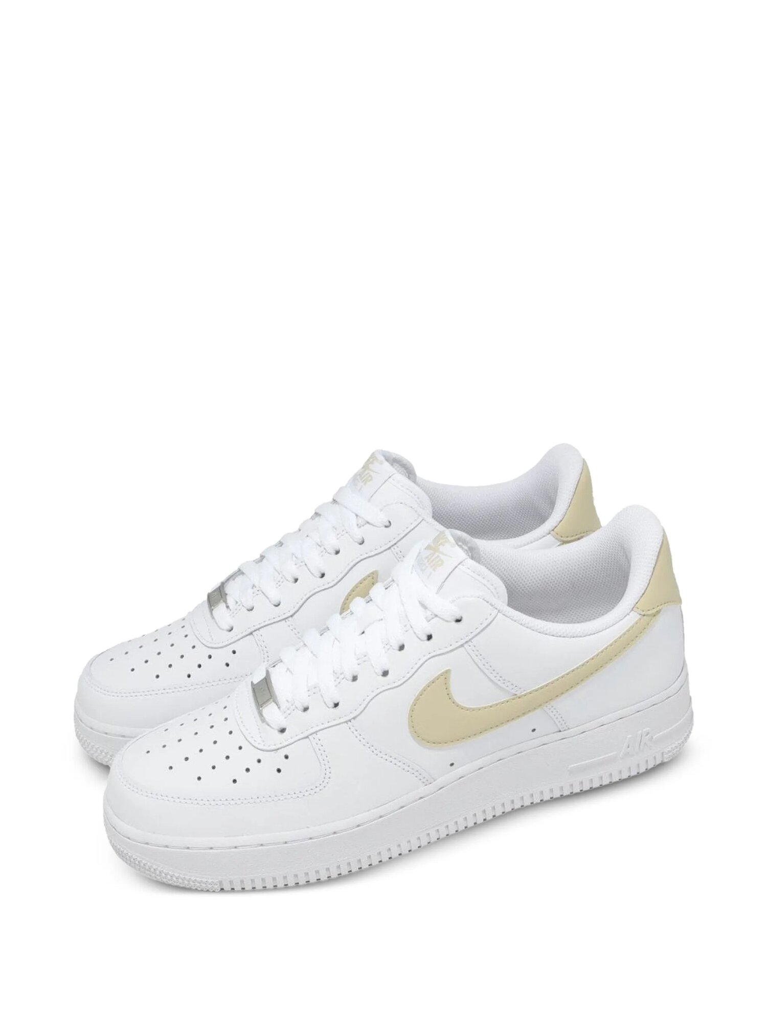 Кроссовки NIKE Air Force 1 Low, размер 7.5 US, бежевый/белый — фото 1