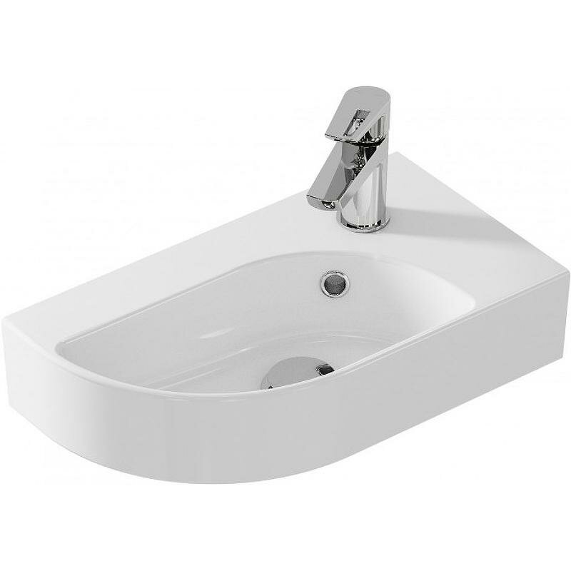 Раковина Cersanit Cameo 45 R S-UM-CAM45 1-w Белая, фарфор, подвесная
