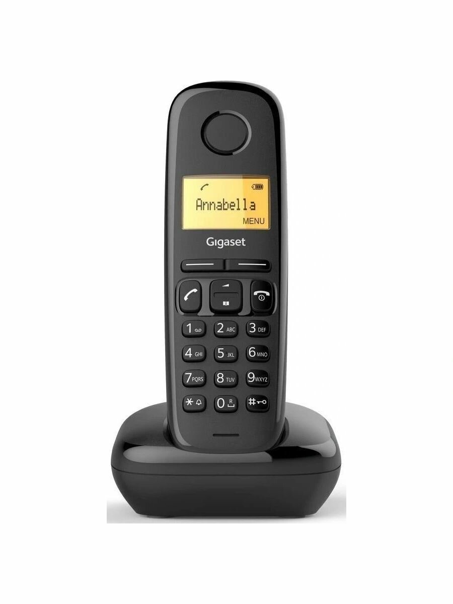 Радиотелефон Gigaset A170, черный s30852-h2802-m201