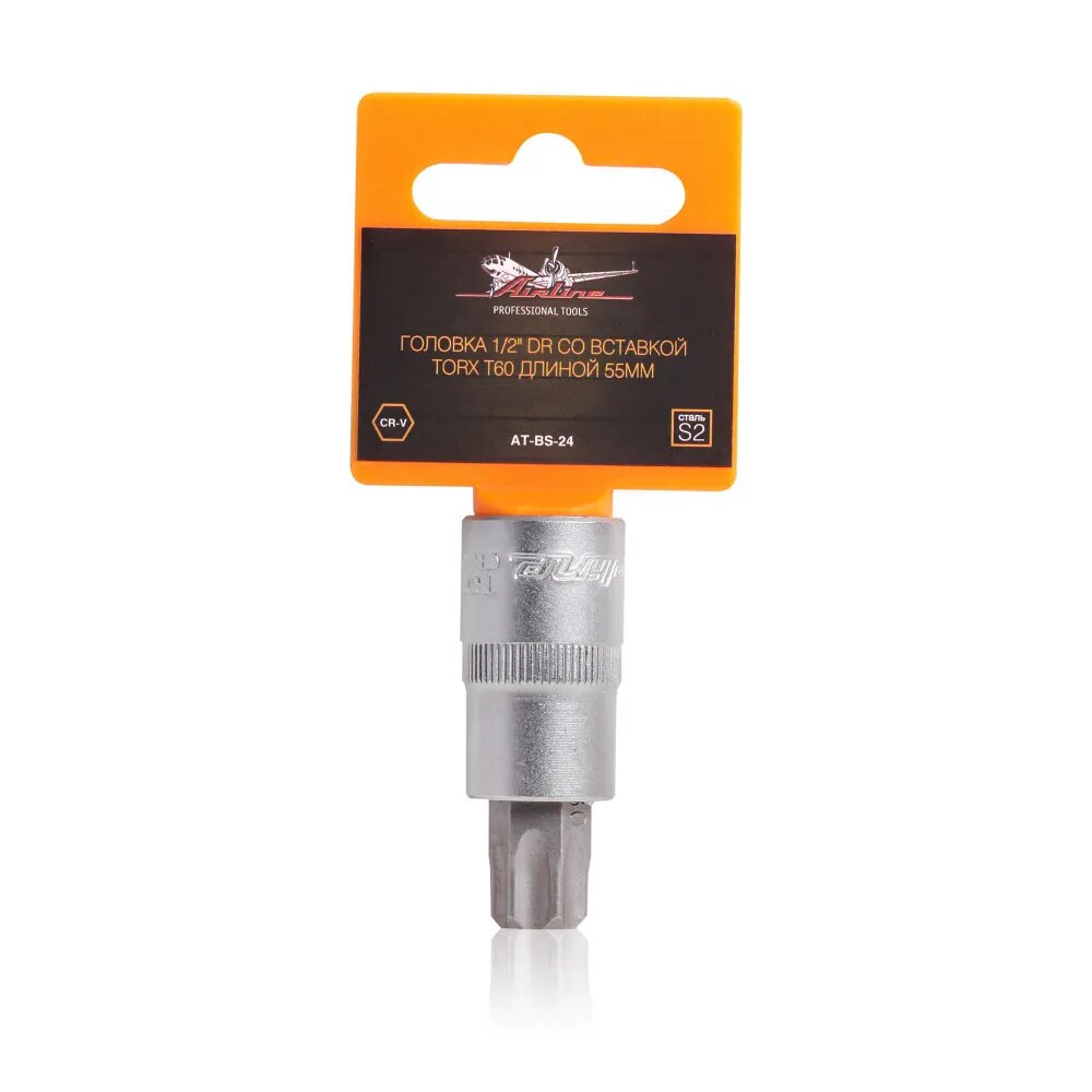 Головка 1/2" DR со вставкой TORX T60 длиной 55 мм, Airline ATBS24