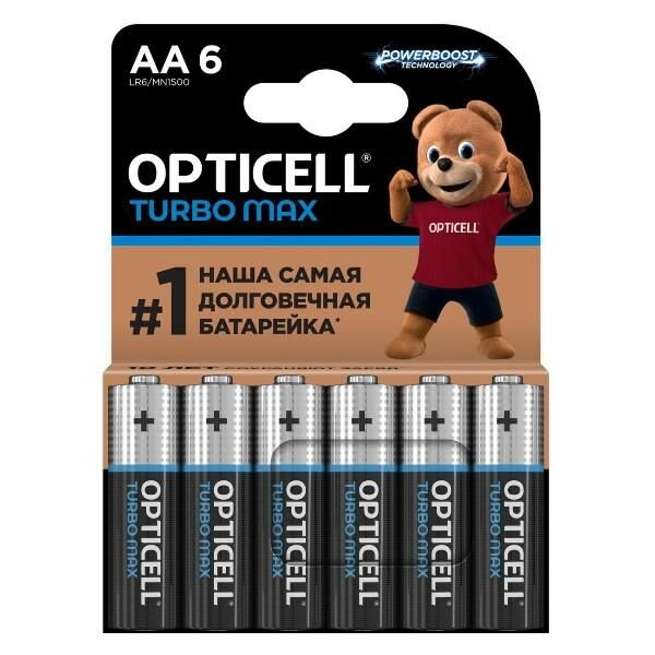 Батарея Opticell Turbo Max AA 6шт