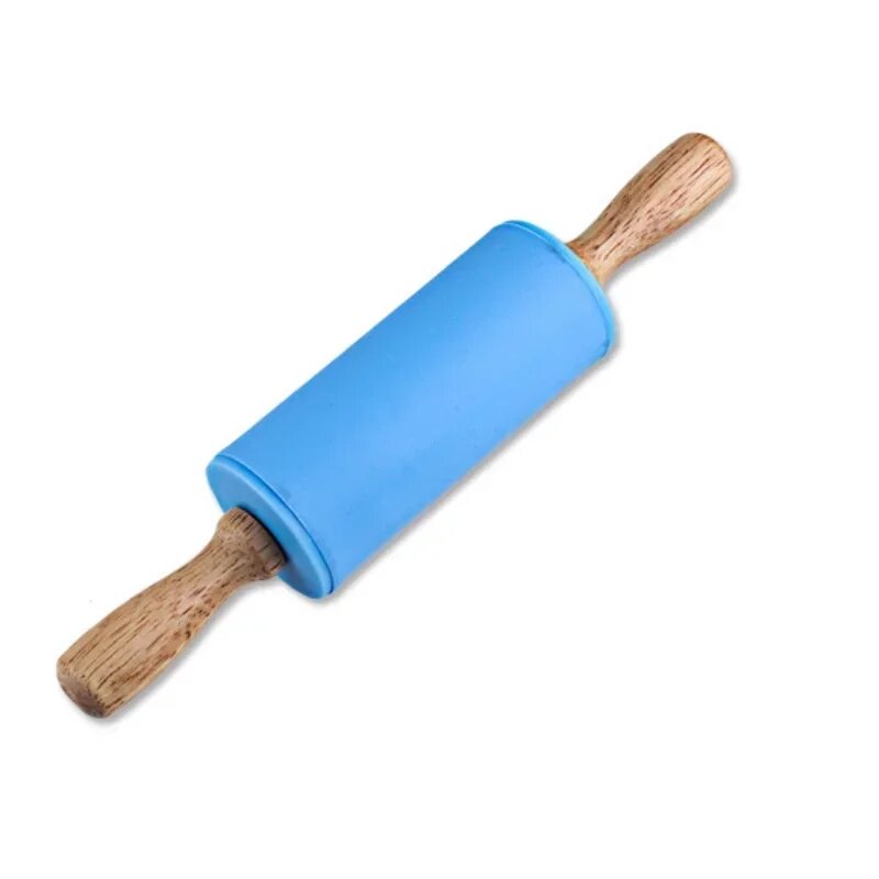 Силиконовая скалка для теста, синяя, Small blue 1PC