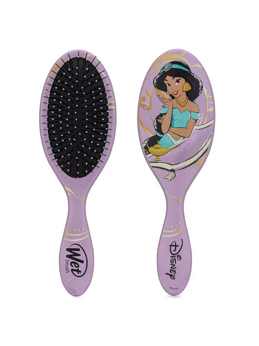 Wet Brush Расческа для спутанных волос / Original Detangler Disney Elegant Princess Jasmine BWRDISEPJA, сиреневый