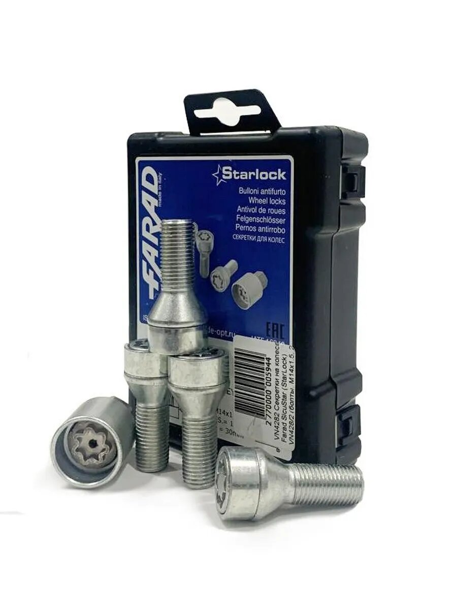 Болт секретный Farad VN428 М14*1,5 ES = 17 mm L = 28 mm