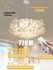 Люстра, LED, 72 Вт, с плафоном из ABS, с дистанционным регулированием температур...