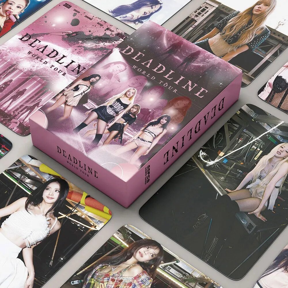 Карточки BlackPink 2025 WorldTour DeadLine, 55 шт, K-POP BLINK 2025 Мини-фотокарточки для фанатов