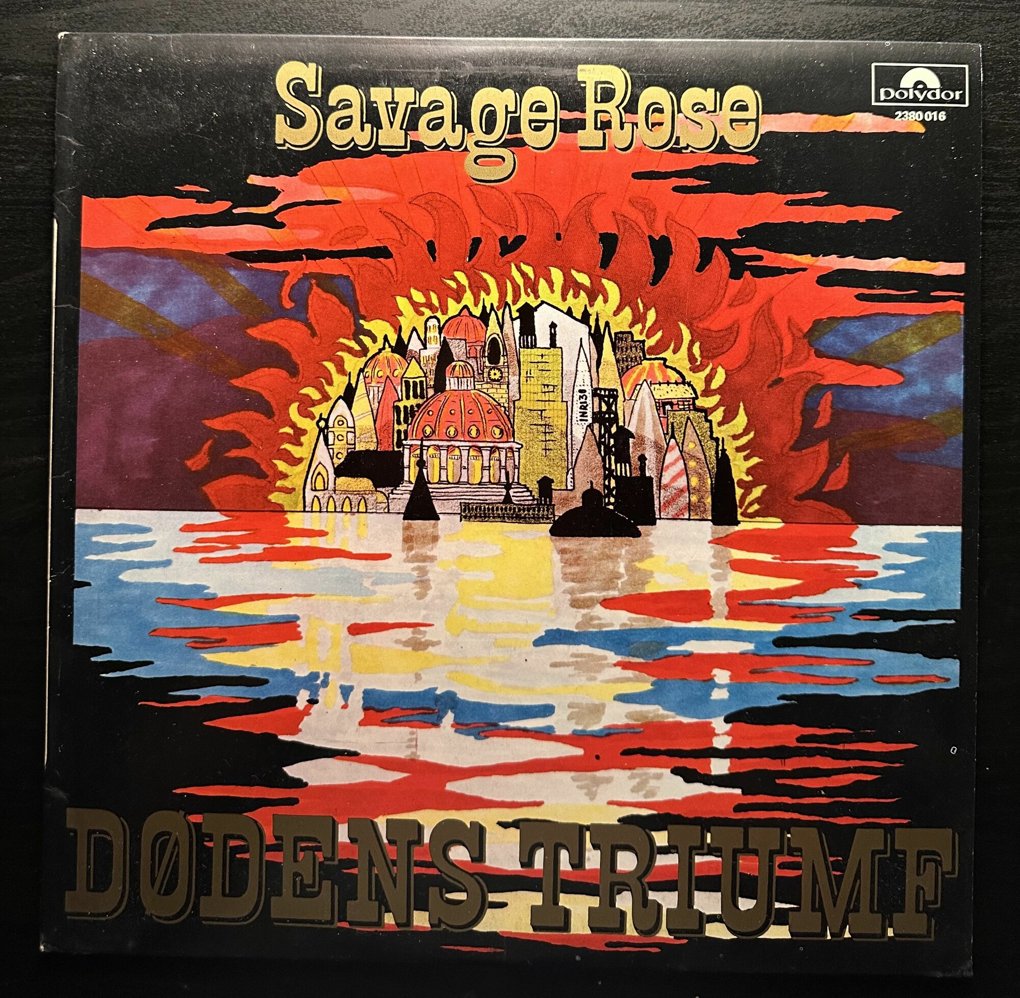 Виниловая пластинка Savage Rose Dodens Triumf (Скандинавия 1974г.)