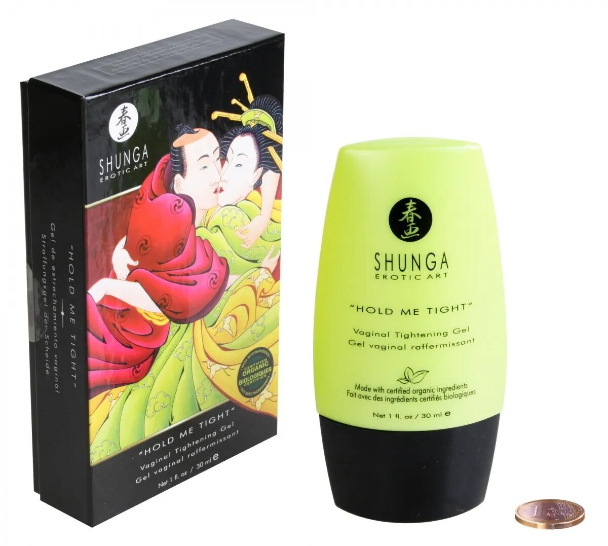 Гель для сужения влагалища Shunga Hold me tight из 100% органичеких компонентов, 30 мл