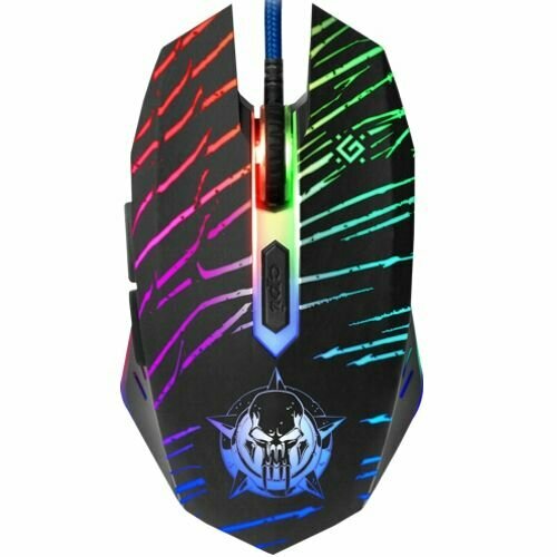Игровая мышь Defender Dark Agent GM-590L 6 кнопок,12800dpi