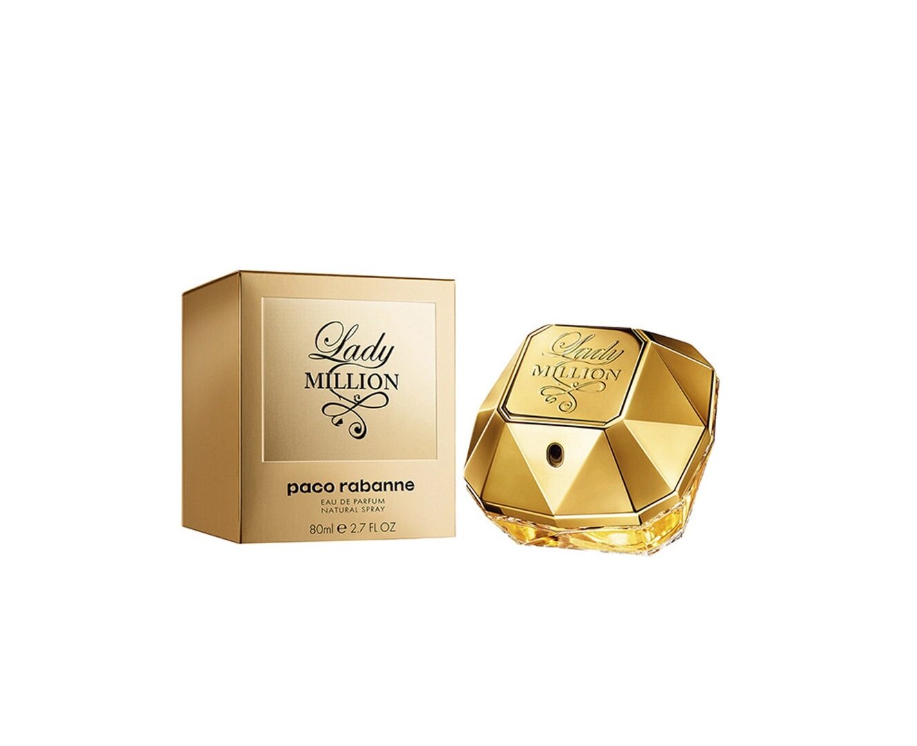 Paco Rabanne Lady Million 80 мл парфюмерная вода женская, цветочные, фруктовые