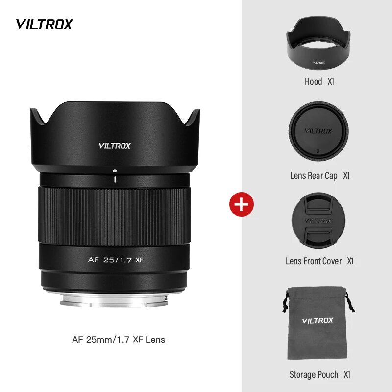 Объектив Viltrox AF 25mm F1.7 Fuji XF