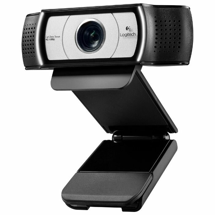 Веб-камера Logitech 960-000972/960-001260 HD, 30 fps, микрофон, автофокус, чёрный