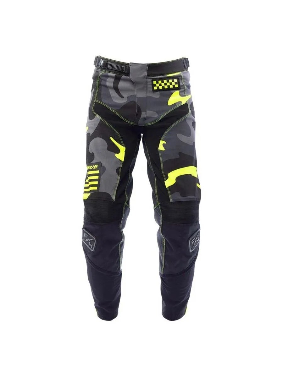 Брюки Fasthouse Grindhouse Riot Black High Viz, 34