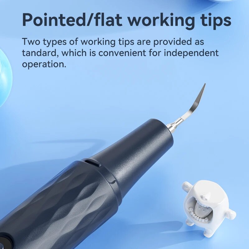 Smart Ultrasonic Tooth Scaler White — фото 1