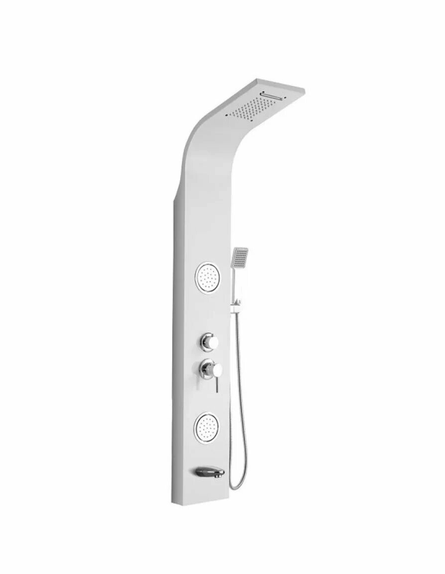 Душевая панель Ceruttispa Twin W CT9985 матовая белая