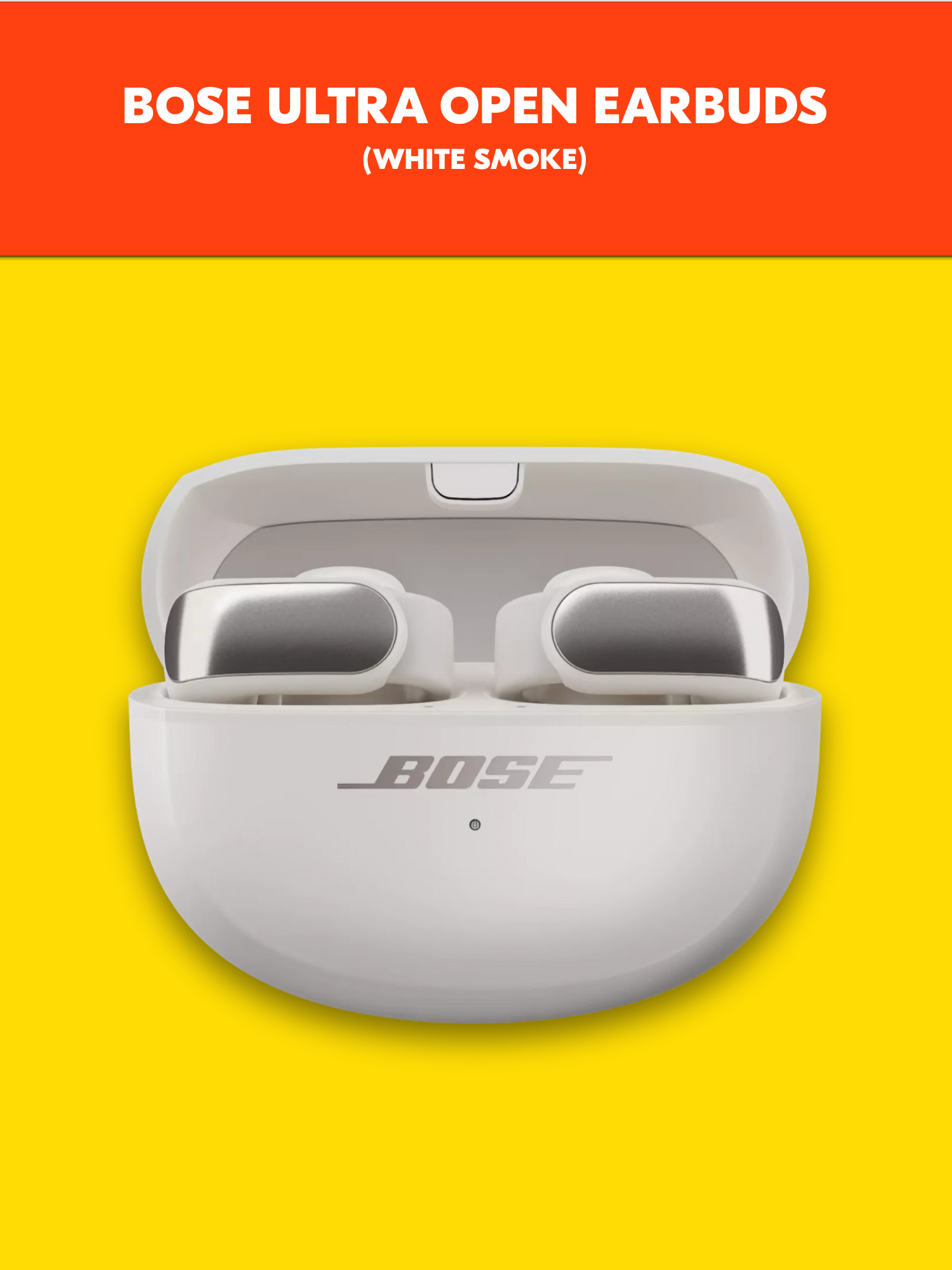 Беспроводные наушники Bose Ultra Open Earbuds (White Smoke | Белые)