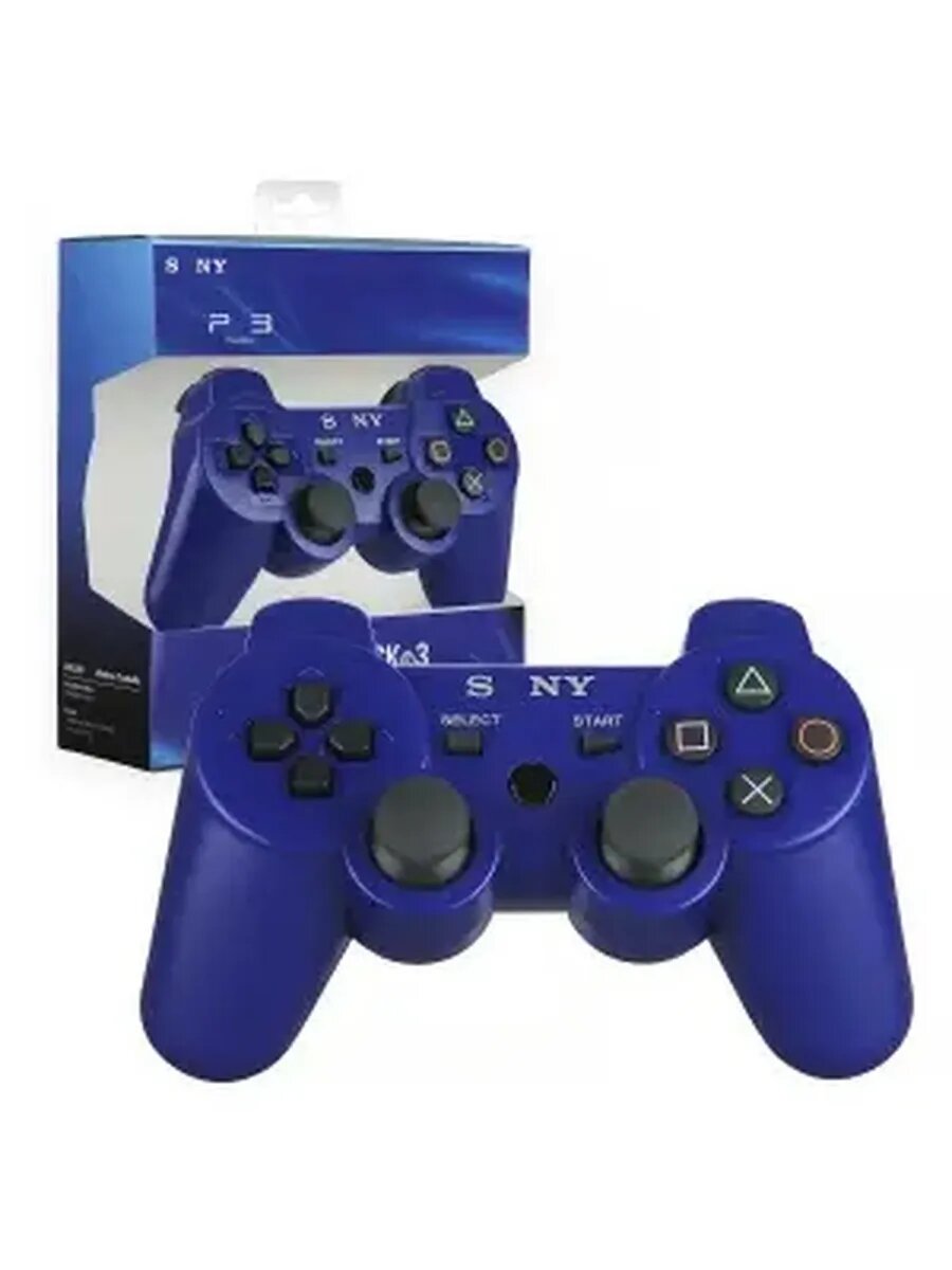 Беспроводной синий геймпад для PS3
