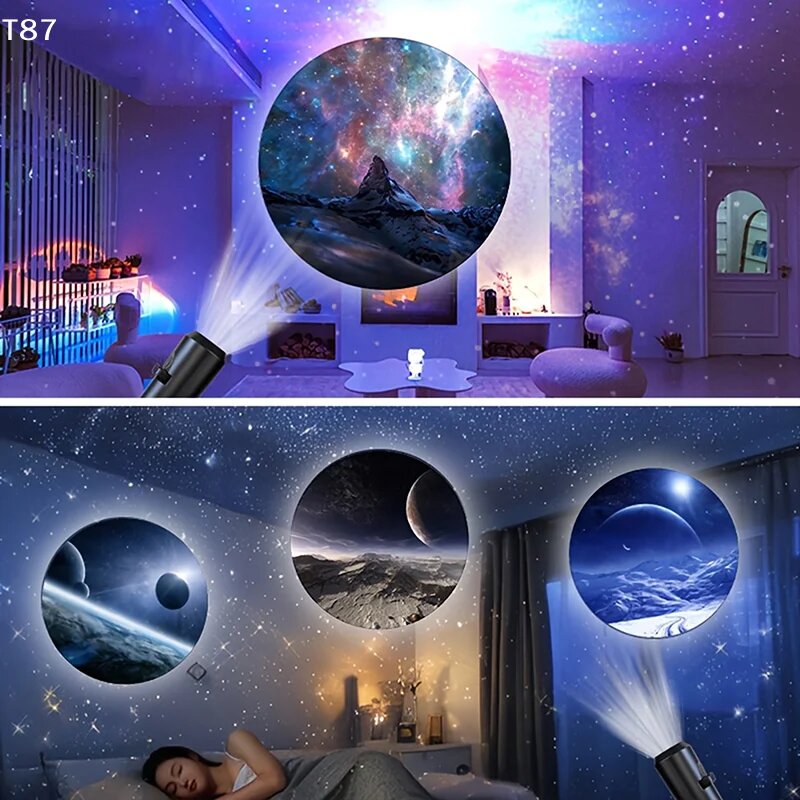 LED Galaxy Projector Starry Sky Night Light — фото 1