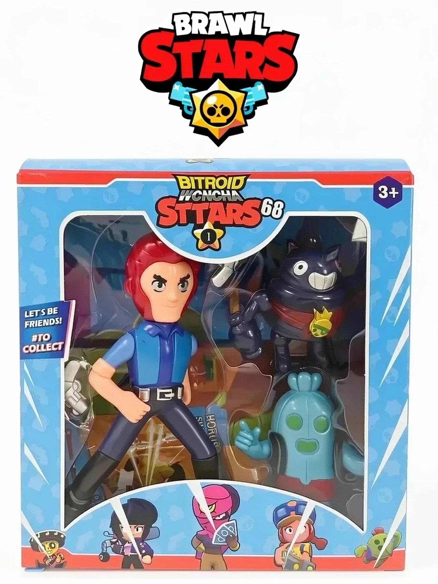 Набор Brawl Stars фигурки Кольт