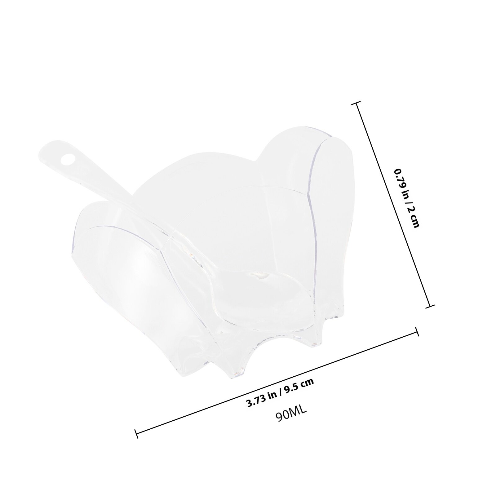Прозрачные Кубки Для Десертов Набор Из 50 Штук Размер 9.50X2.00X0.50Cm