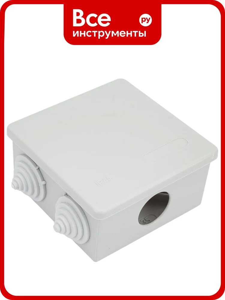 Коробка распределительная TDM ELECTRIC 80х80х40мм, крышка, IP44, 6 входов SQ1401-1235