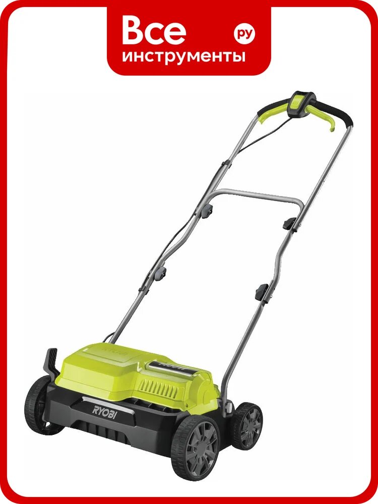 Скарификатор Ryobi RY1400SF35A для ухода за газоном, ножи для рыхления, электрический ножевой тип, пластиковый корпус