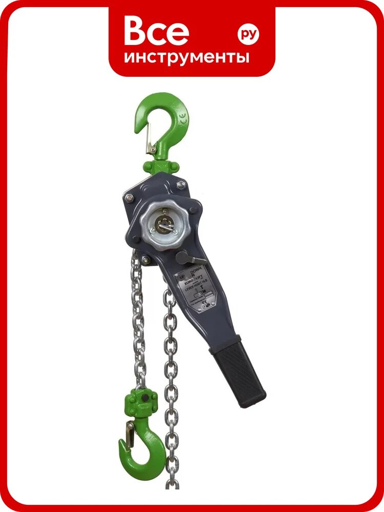 Таль ручная EURO-LIFT HLB, 1т, 3м, рычажная, надёжность и контроль
