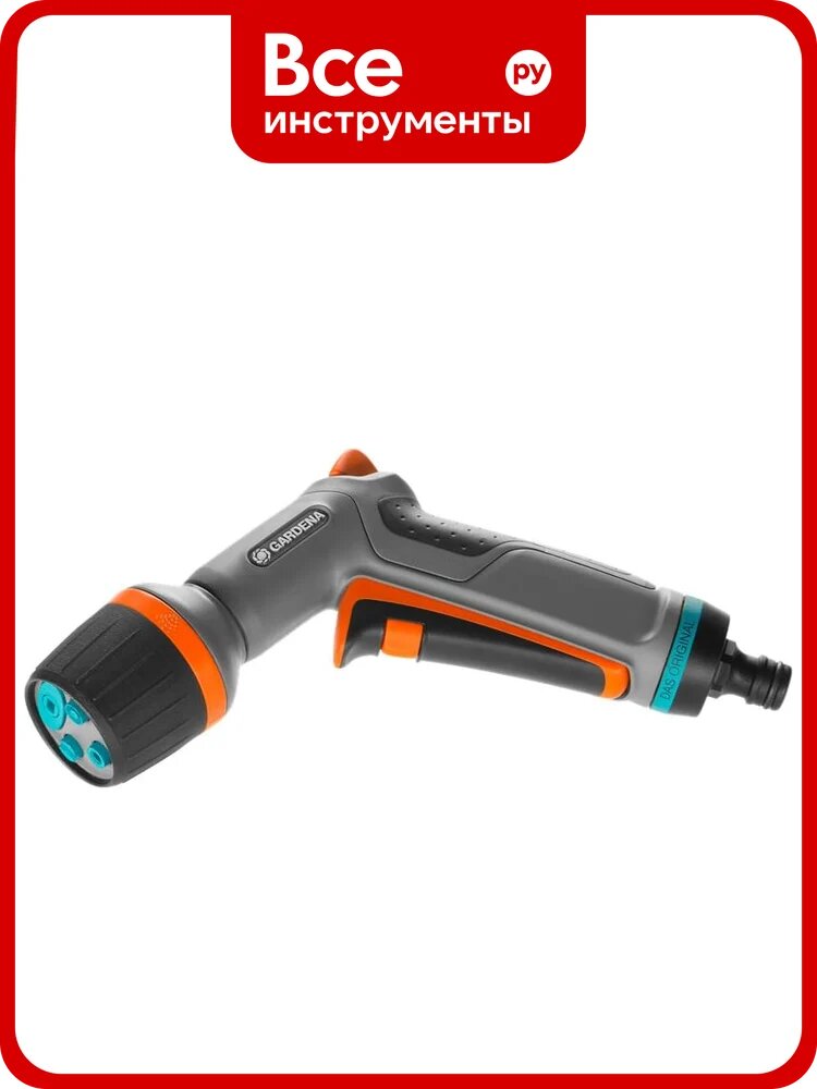 Пистолет-наконечник для полива GARDENA Comfort ecoPulse 18304-20.000.00, 00 не боится морозов