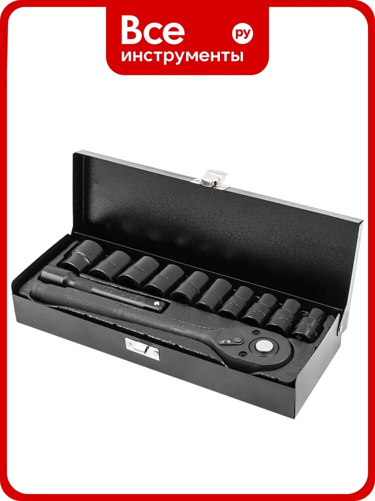 Набор инструментов ударных Rockforce 12 предметов 1/2DR (6 граней) RF-4122-5(64933)