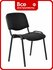 Стул STAFF Iso Lite CF-008, кожзам, чёрный, металлический каркас, до 120кг