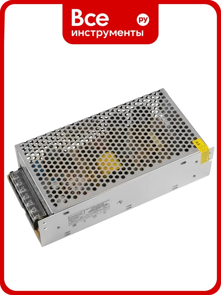 Светодиодный драйвер General Lighting Systems, GDLI-200-IP20-12 12В 200Вт 16,6А IP20 150-265В 512800