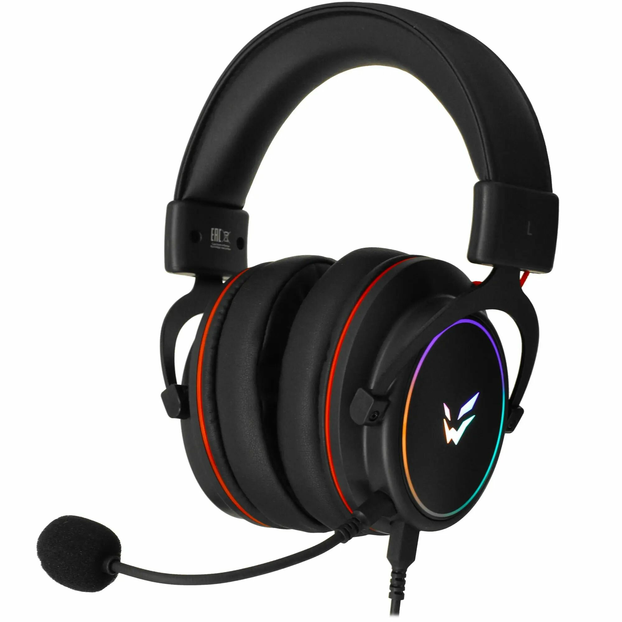 ARDOR GAMING Наушники проводные с микрофоном, 3.5 мм, USB, черный