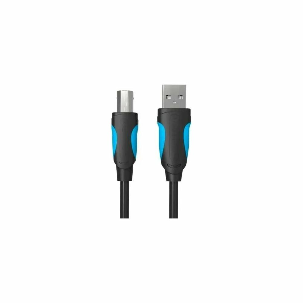 Кабель Vention USB 2.0 AM/BM - 3м, черный VAS-A16-B300 — фото 1