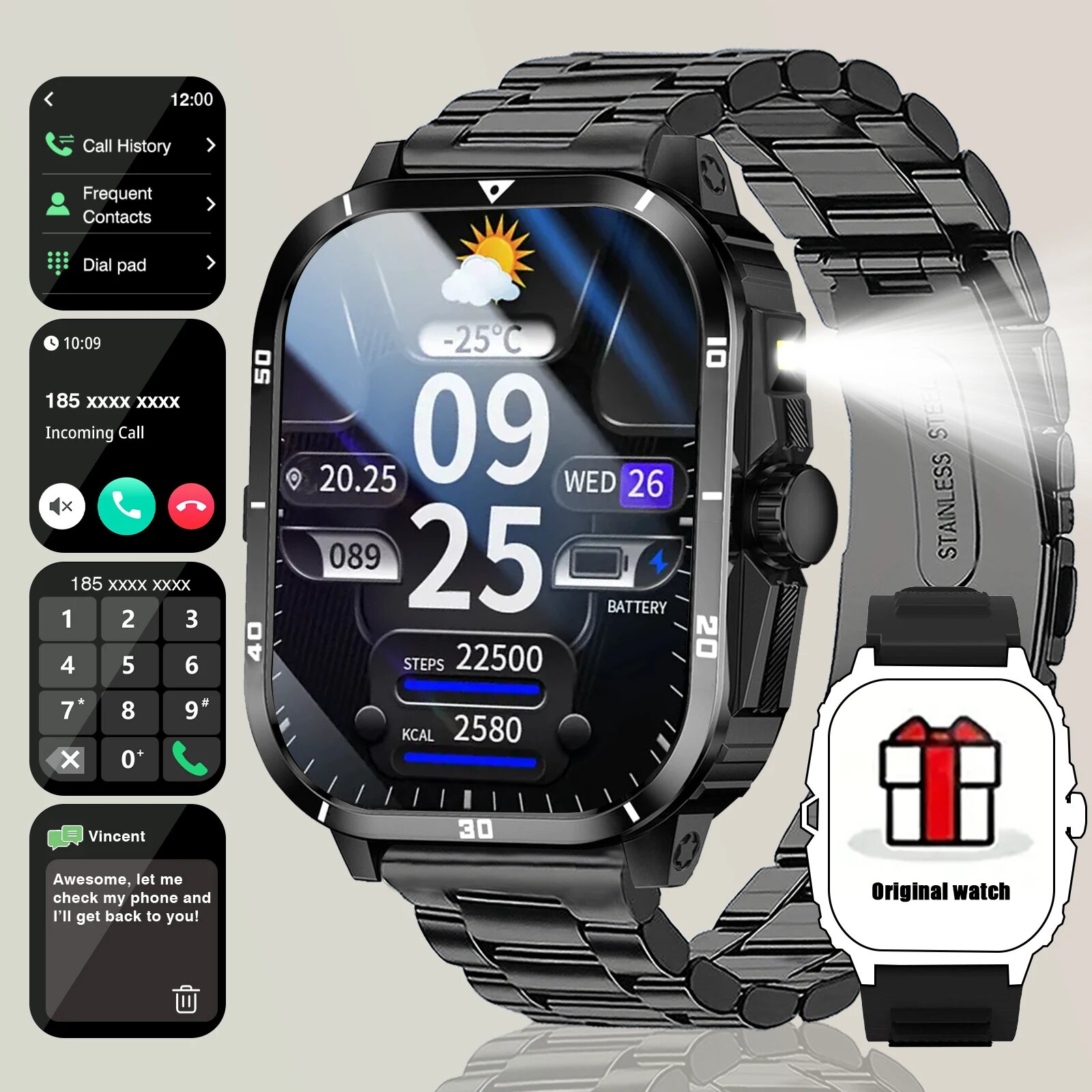 Smart Watch 2026 Jet Black