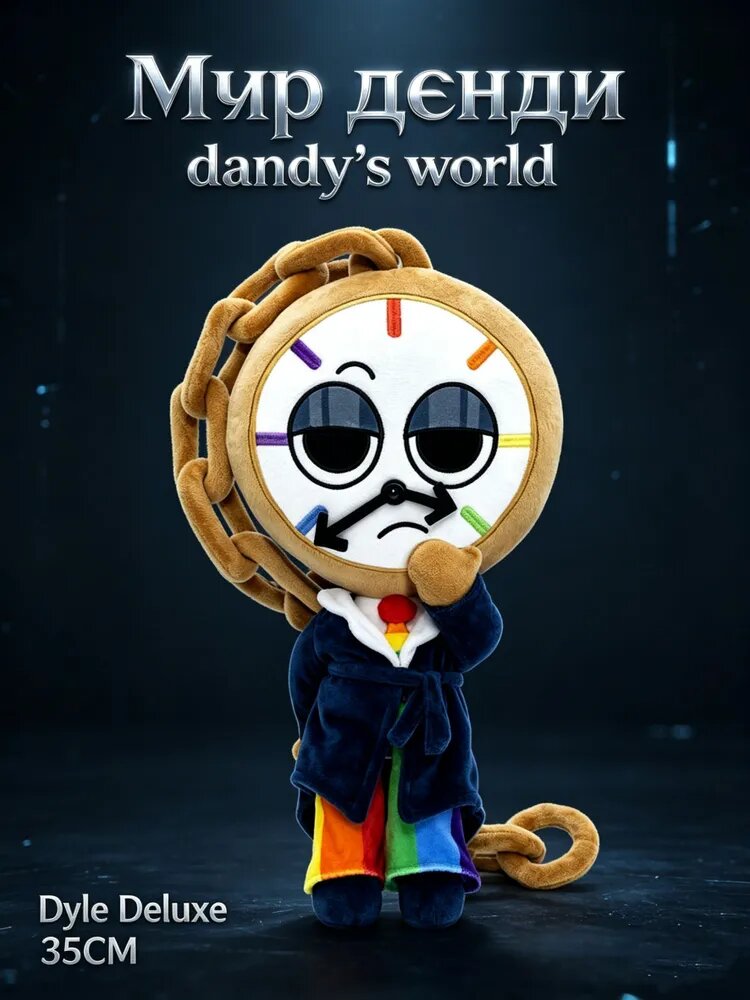 Мир денди Dyle Deluxe игрушки/Dandy's World / Meow Мягкая игрушка 35cm/новогодние подарки 1шт/подарки девочкам, мальчикам