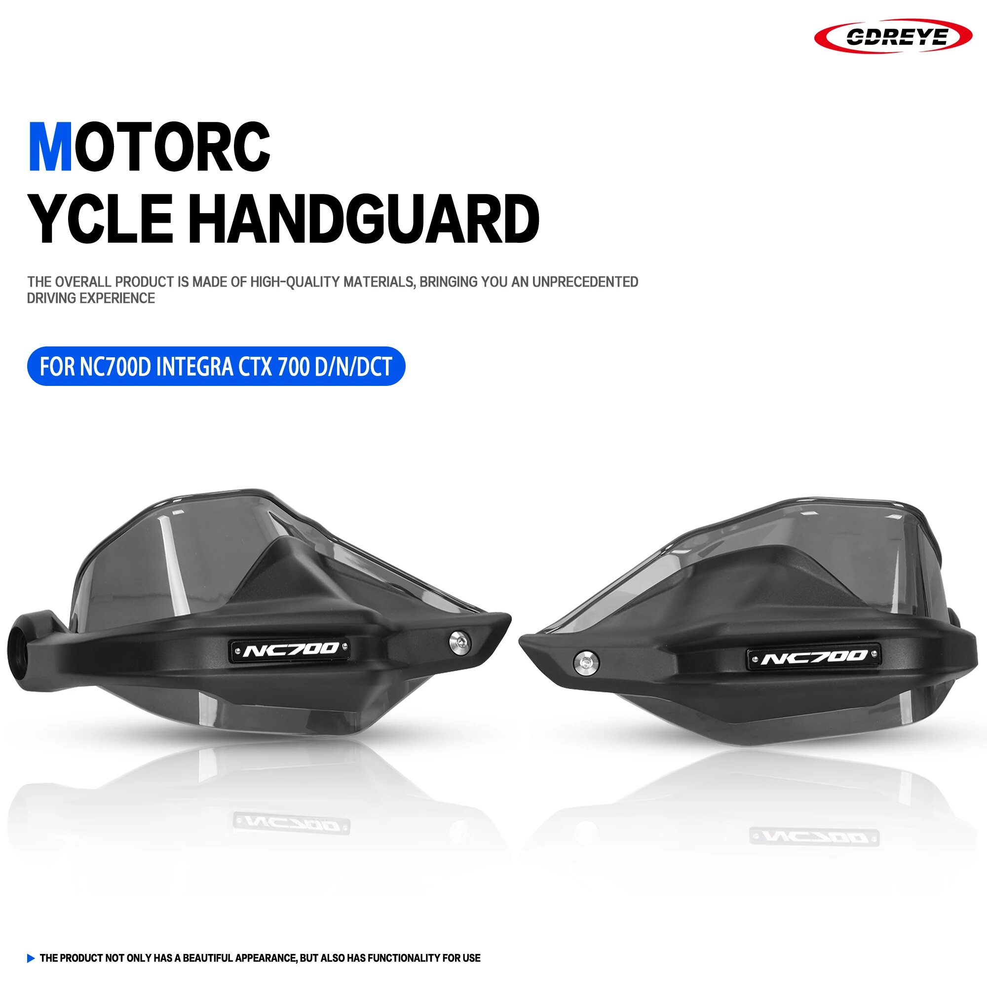 Мото защита рук для Honda NC700X/NC750X/DCT, серый/черный