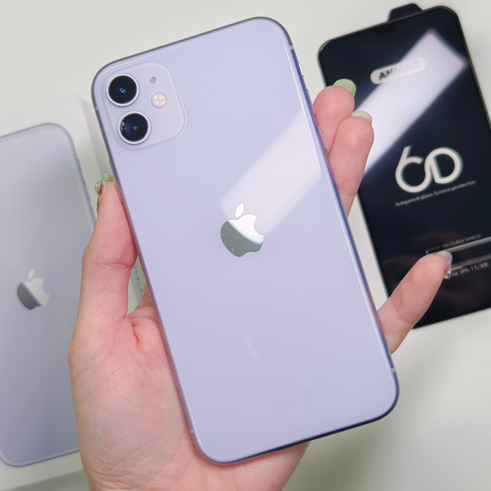 Смартфон Apple iPhone 11 128 ГБ, Dual: nano SIM + eSIM, фиолетовый, без RuStore/Max