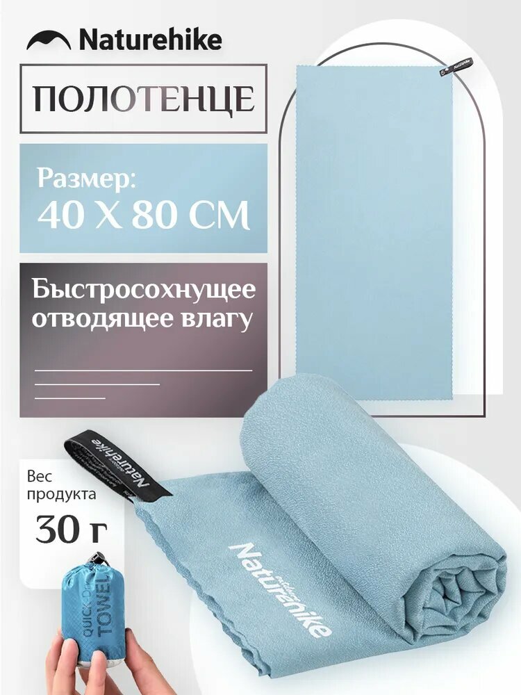 Полотенце быстросохнущее Naturehike MJ01, 80х40см,1 шт.