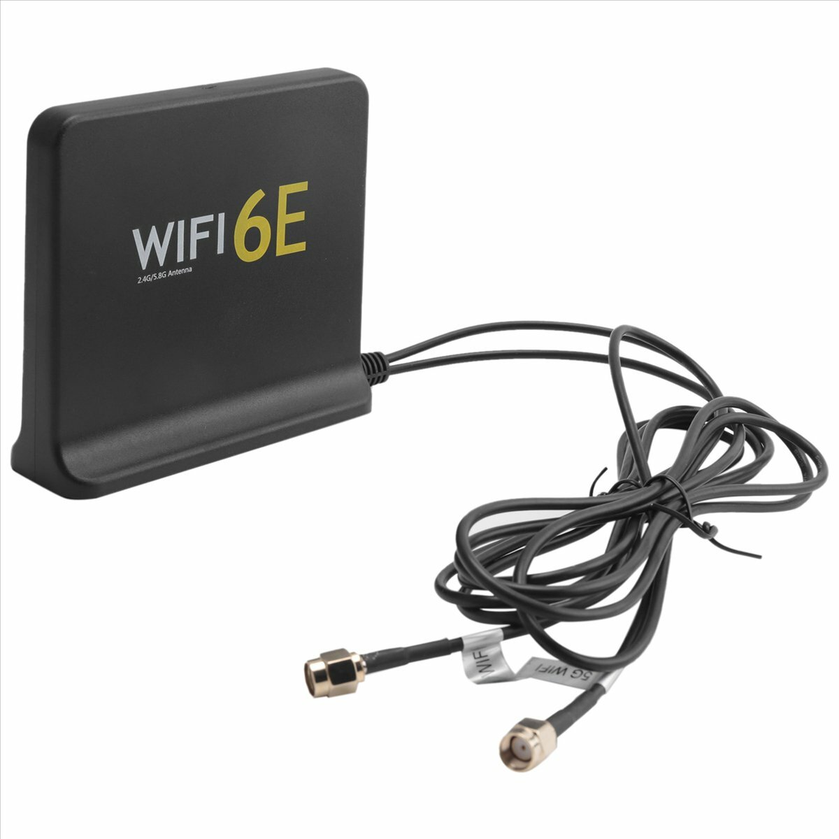 Портативная Антенна 2,4G/5G/6G WiFi 6E Для Сетевой Карты, Черная