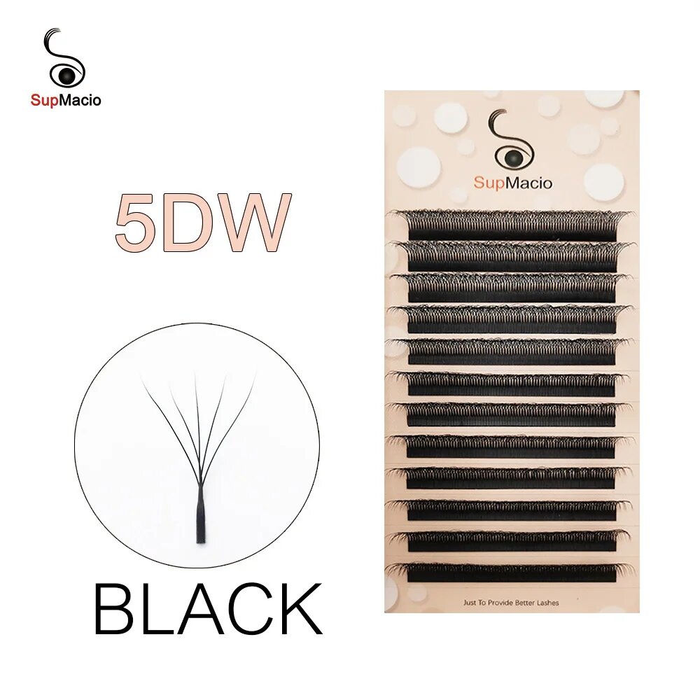 SupMacio 3D/4D/5D W-образные накладные ресницы