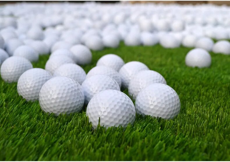 PGM Мяч для гольфа, Pro Golf Master, 10 шт, диаметр 42.6 мм, белый — фото 1